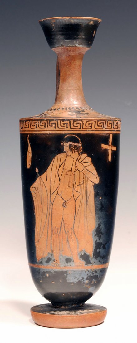 Attic Red Figure Lekythos - Mannerist School