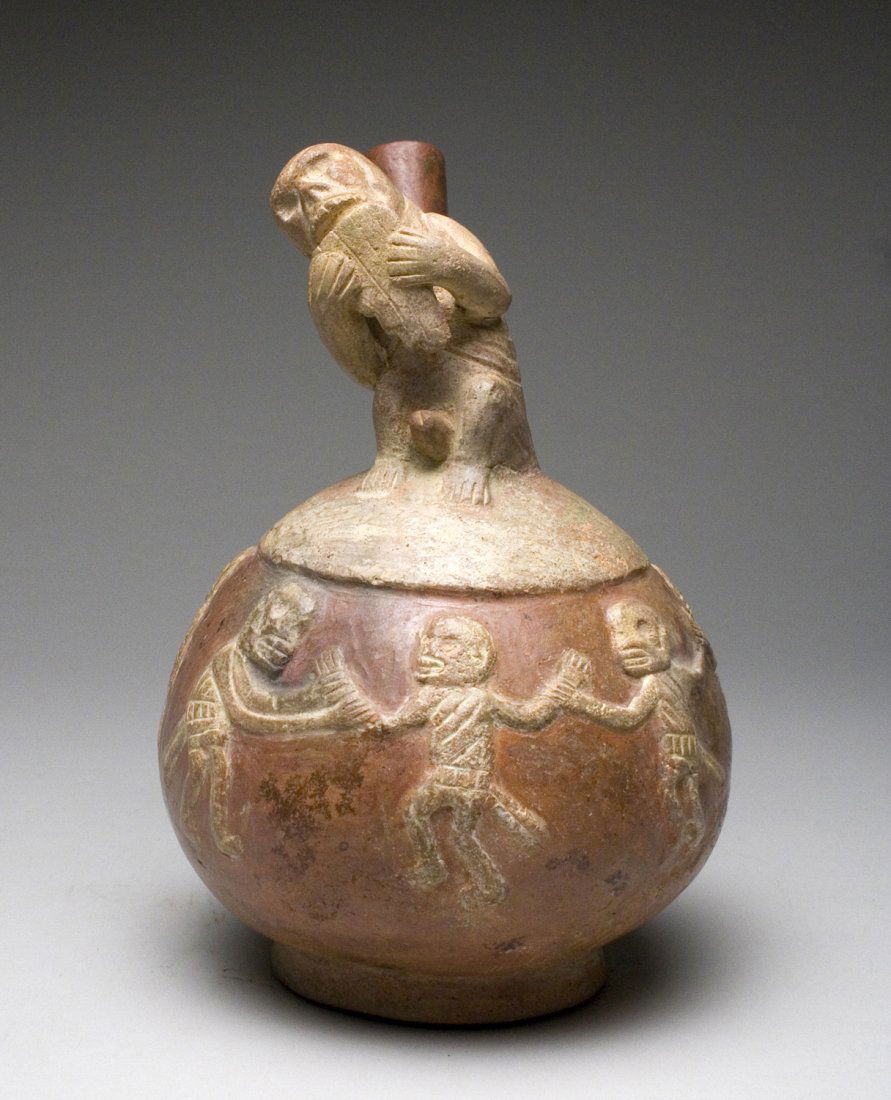 Moche Stirrup Jar Depicting Afterlife - Jun 14, 2013 | Artemis Gallery ...
