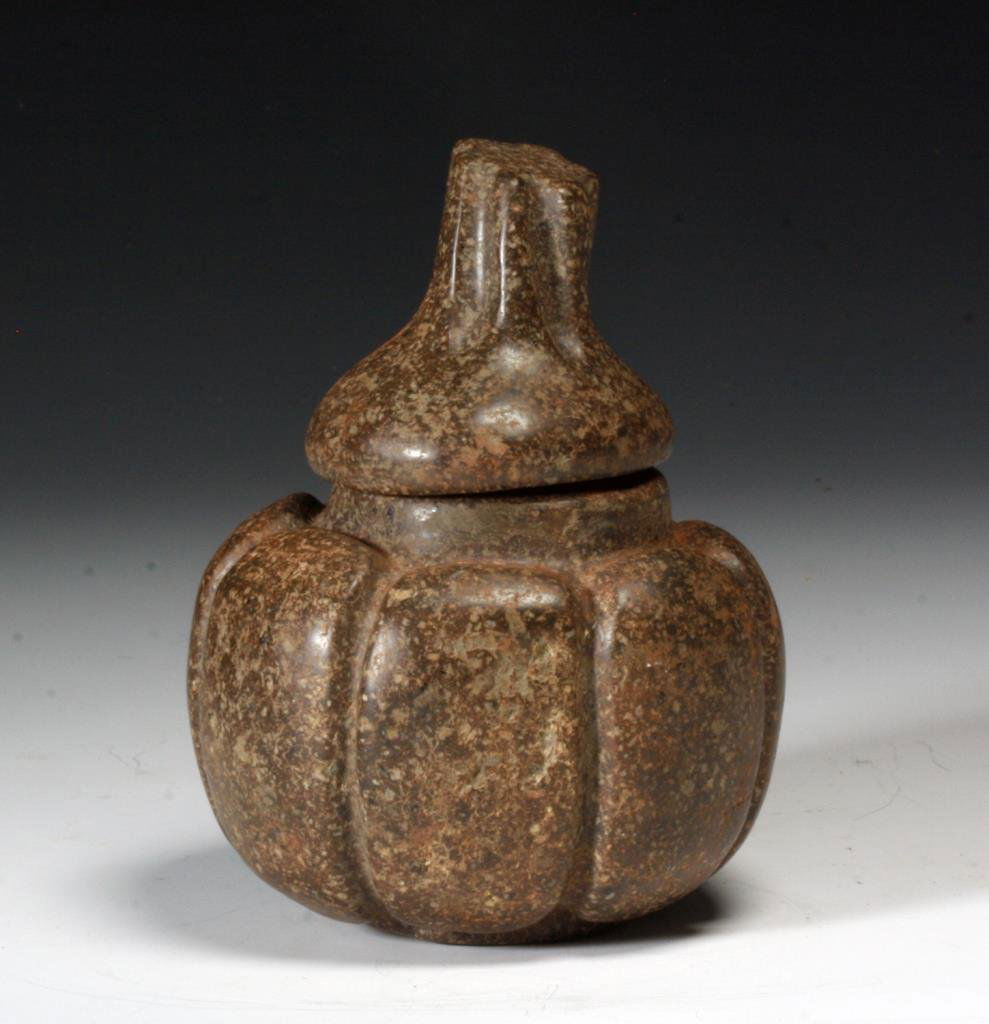 Important Aztec Stone Poison Bottle - Pumpkin Form - Jun 14, 2013 ...