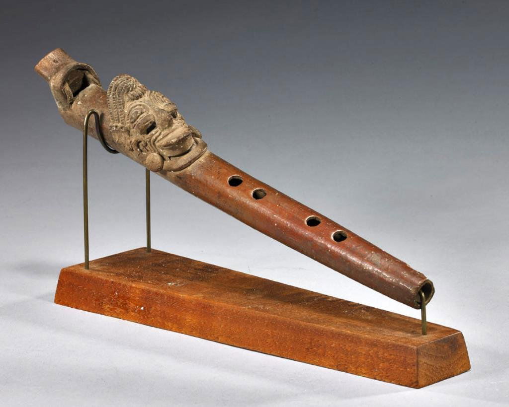 Pre-Columbian Maya 4-Note Flute, Deity Head - Jun 14, 2013 | Artemis ...