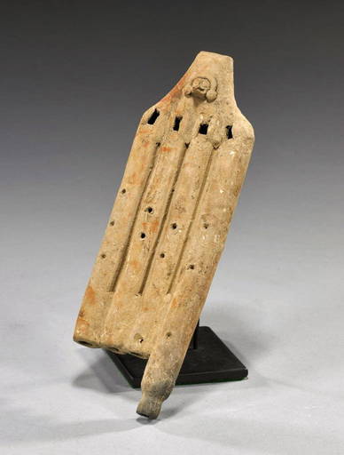 Pre Columbian Colima 4 Chamber Flute