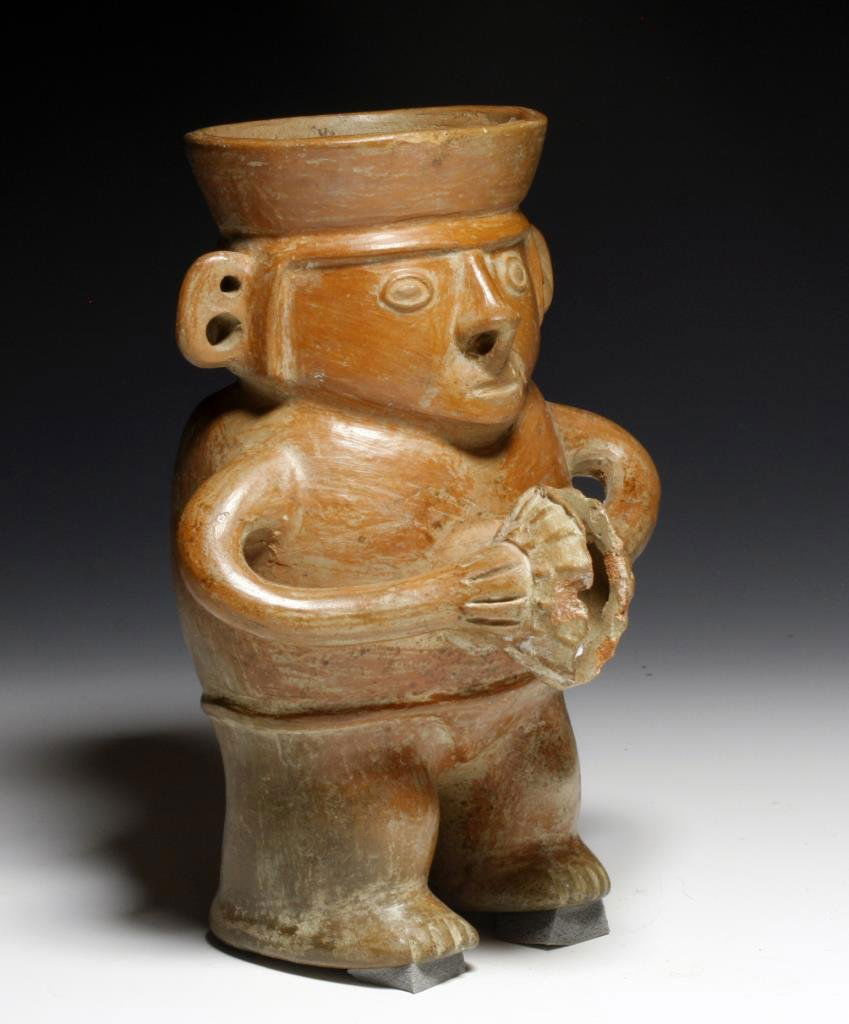 Inca Redware Pottery Musician - Jun 14, 2013 | Artemis Gallery in CO