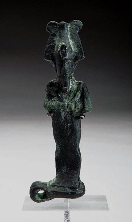 Egyptian Bronze Osiris Amulet - Oct 10, 2013 | Artemis Gallery in CO
