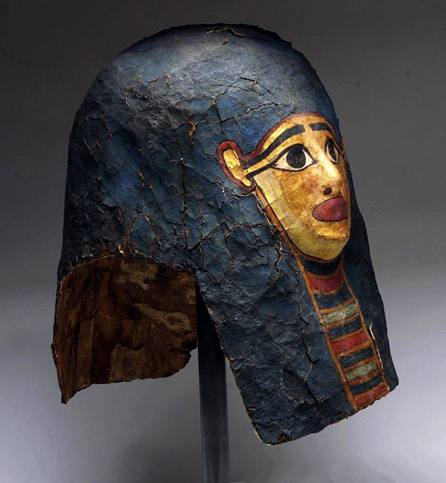 Egyptian Cartonnage Mummy Mask