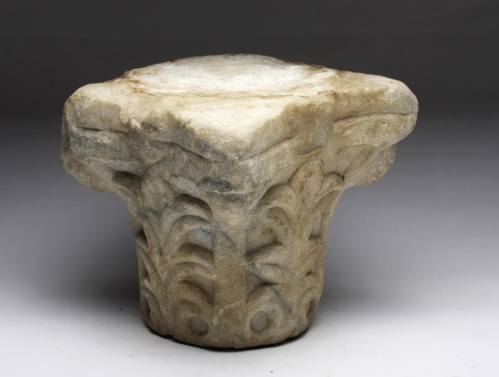 Byzantine Marble Column Capital - Oct 10, 2013 | Artemis Gallery in CO