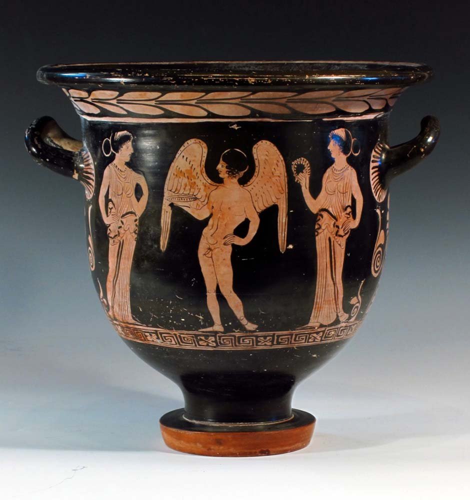 Greek Lucanian Bell Krater - Creusa Painter