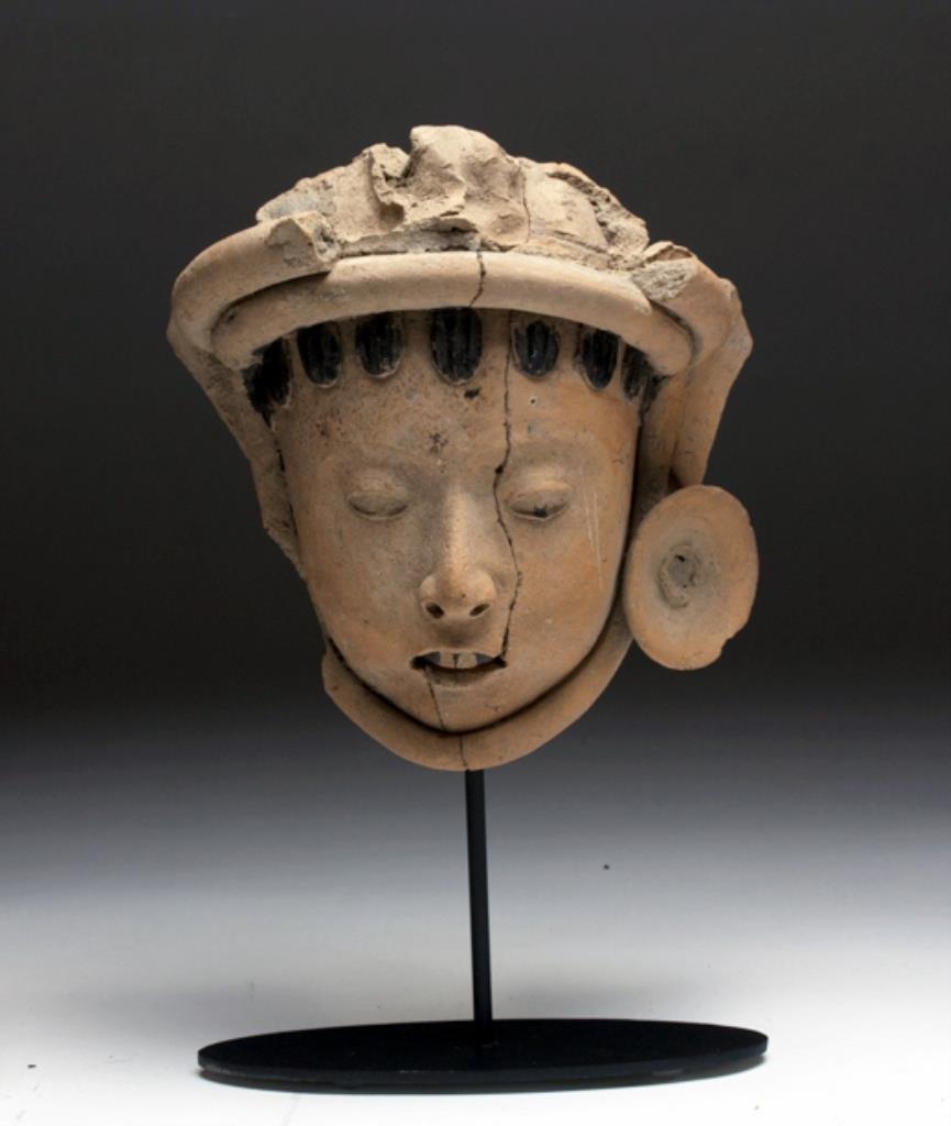 Remojadas Young Warrior Head