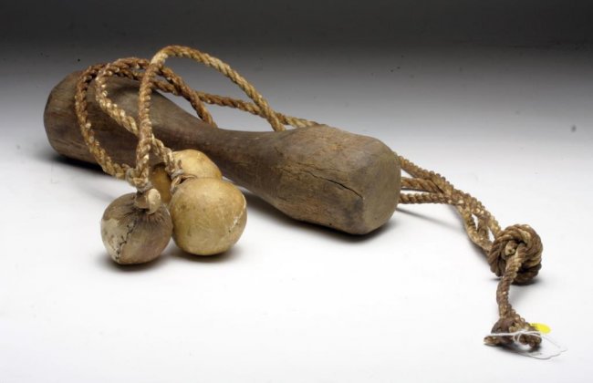 South American Gaucho Boleadora and Throwing Bola : Lot 295A