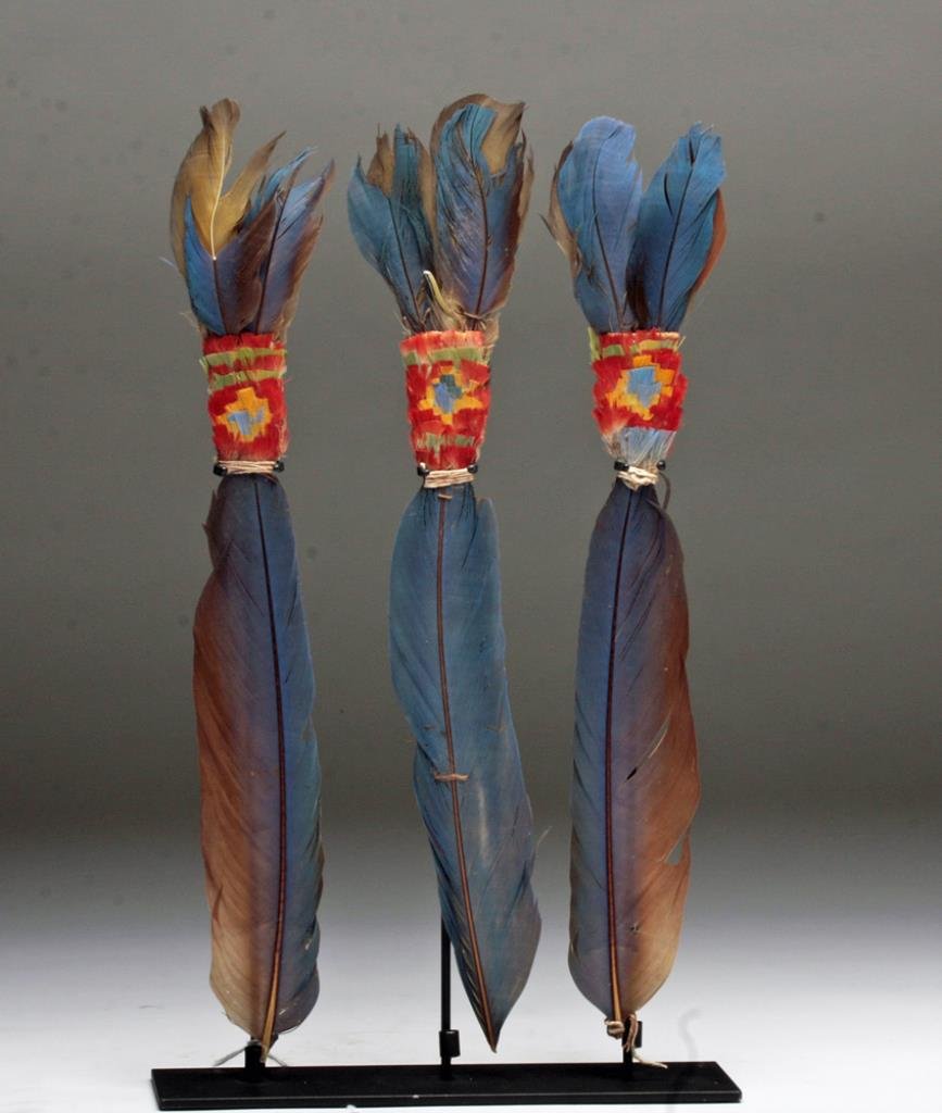 Pre-Columbian Inca Feather Headdress - Jan 24, 2014 | Artemis Gallery in CO