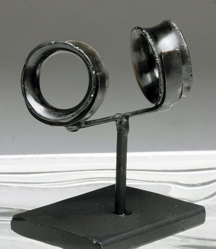 Rare Aztec Obsidian Ear Spools