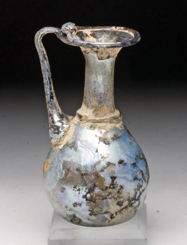 Delicate Roman Glass Pitcher - Mar 14, 2014 | Artemis Gallery in CO
