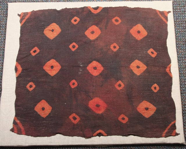 Stunning Proto Nazca Tie Dyed Textile Panel
