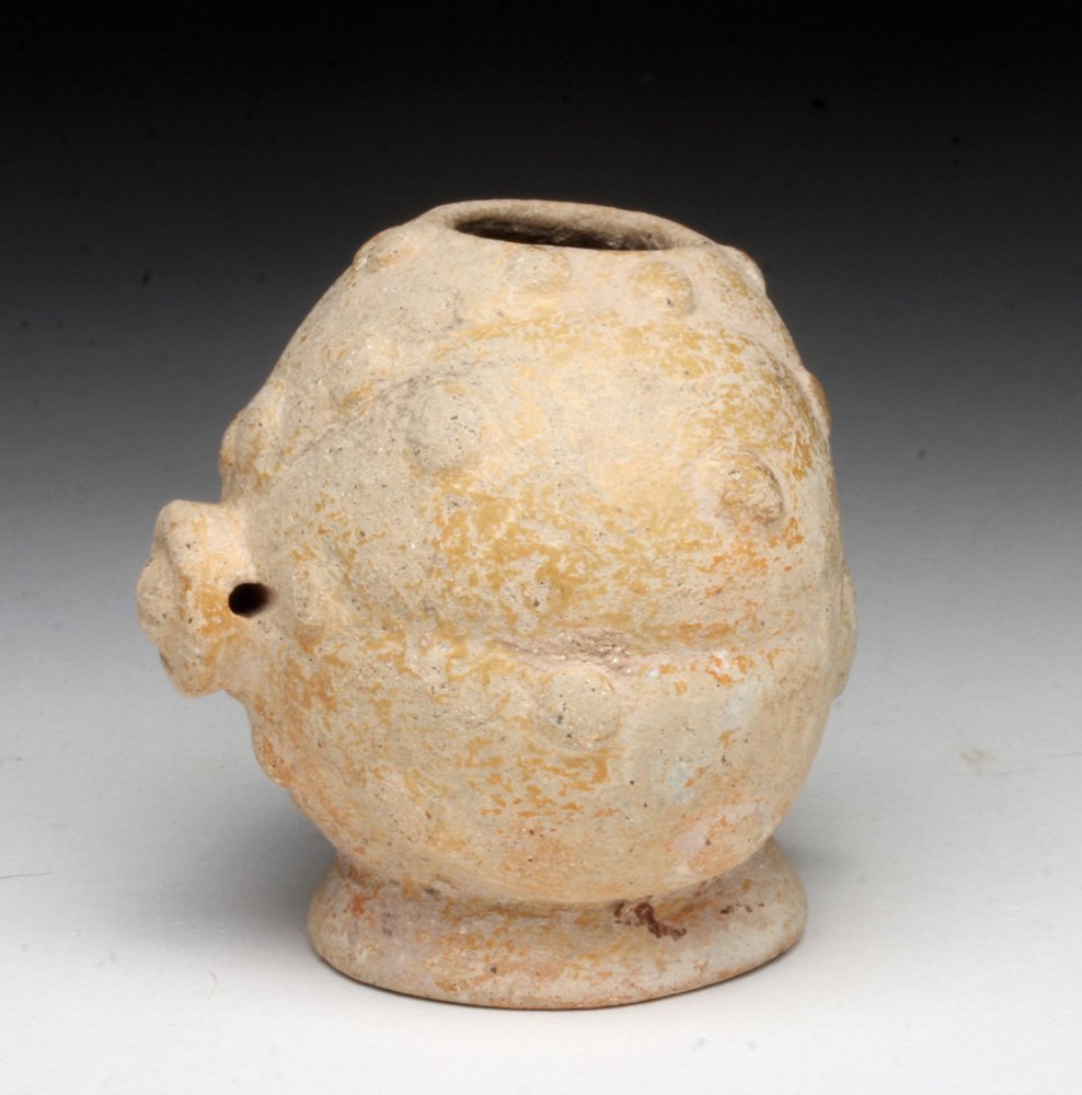 Superb Mayan Poison Pot, Melon Form - May 21, 2014 | Artemis Gallery in CO