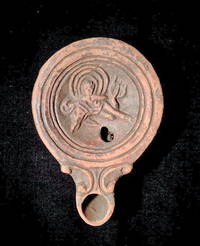 Ancient Roman Redware Lamp - May 21, 2014 | Artemis Gallery in CO
