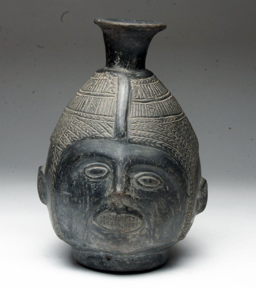 Large Inca Pottery Jar in Human Form