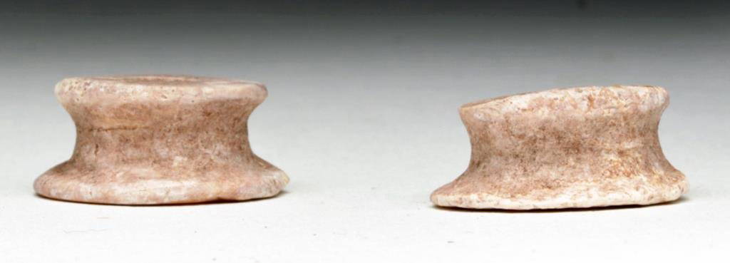 Pre Columbian Shell Earspools, Matched Pair!