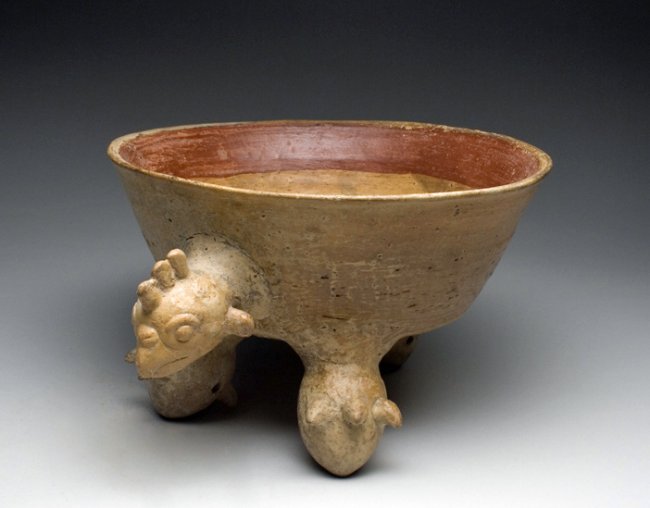 Rare Pre-Columbian Aztec Pottery Bowl : Lot 185