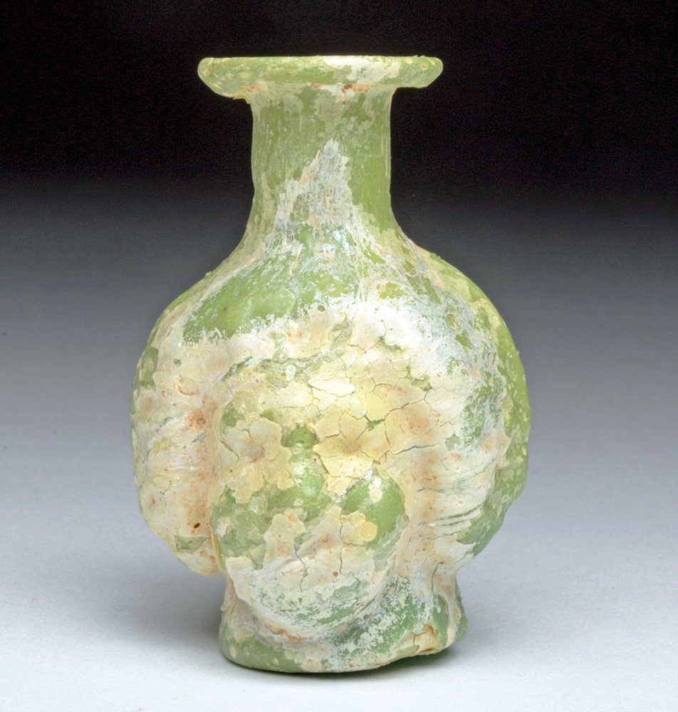 Ancient Roman Glass Janus Flask - Bacchus - Nov 19, 2015 | Artemis ...