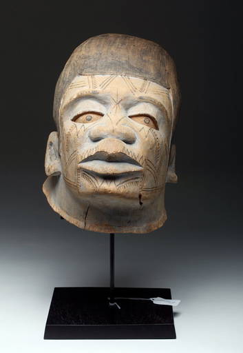 Expressive Makonde Mapiko Helmet Mask