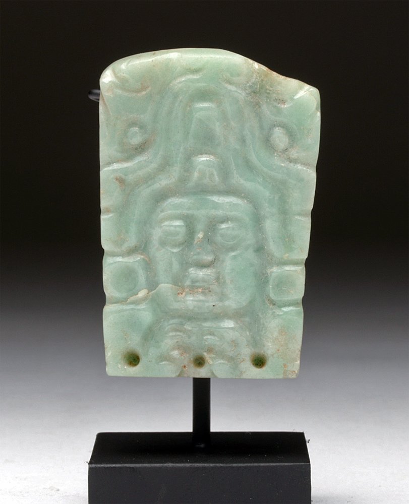 Mayan Jade Adornment with Lord Visage