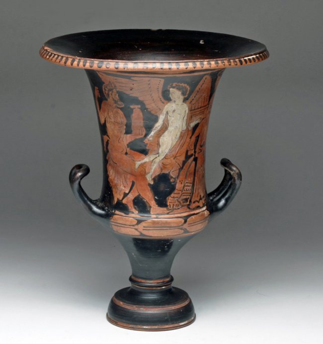 Greek Attic Calyx Krater, Kerch Style, ex-Malter