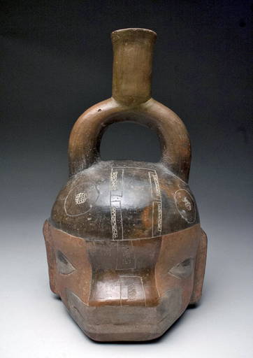 Fine Chavin Stirrup Vessel, Ex Fred Leighton