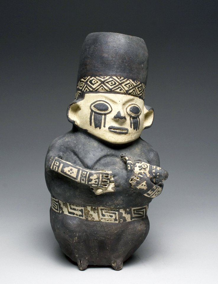 Lovely Chancay Pottery Mother & Child