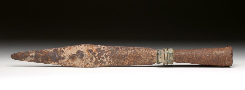 Revolutionary War Iron Pike, Bronze Adornment