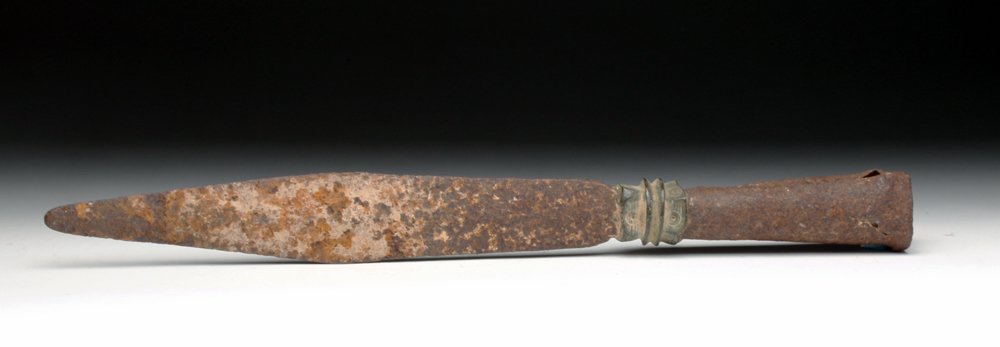 Revolutionary War Iron Pike, Bronze Adornment