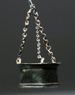 Late Roman / Byzantine Bronze Hanging Censer
