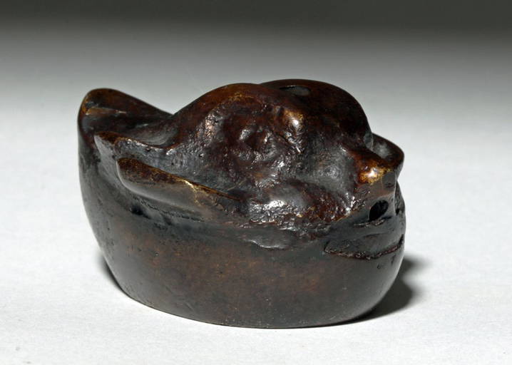 Rare Japanese Bronze Water Dropper Nesting Bird