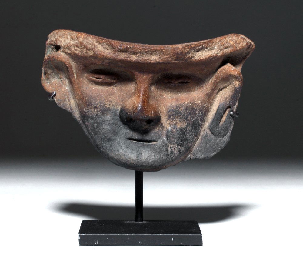 Pre-Columbian Mayan Terracotta Mask