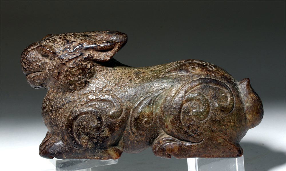 Rare / Large Chinese Shang Dynasty Jade Rabbit - Jan 28, 2016 | Artemis ...