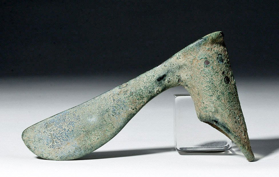 Sumerian Bronze Socketed Axe Head, ex-Piscopo