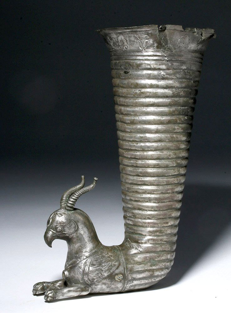 Important Achaemenid Silver Rhyton - Mythical Beast - Jul 14, 2016 ...