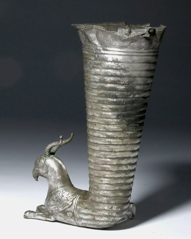 Important Achaemenid Silver Rhyton - Mythical Beast - Jul 14, 2016 ...