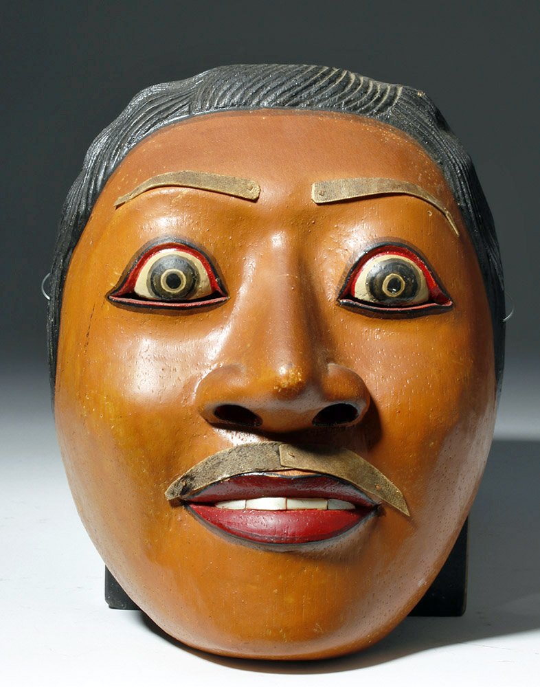 20th C. Javanese Painted Wood Dance Mask - Buta - Aug 31, 2020 ...