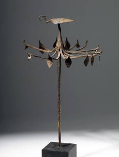 Yoruba Wrought Iron Ceremonial Staff