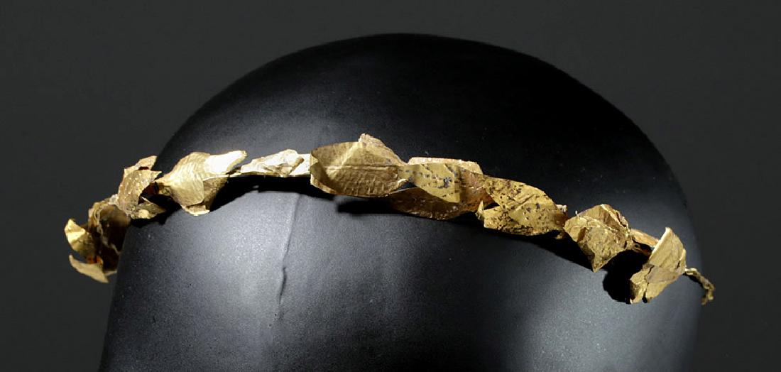 Greek Hellenistic Gold Apollo Diadem - May 29, 2019 | TimeLine Auctions ...