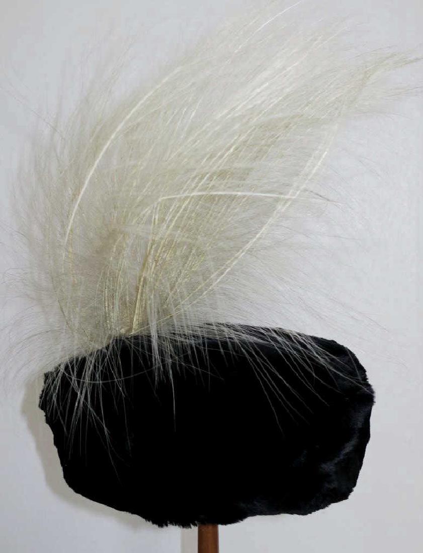 1900's Black Seal Skin Hat