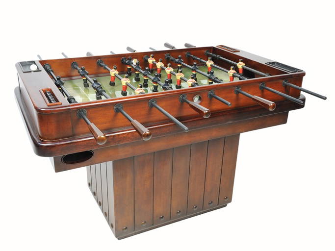 A Mahogany Foos Ball Table, Made By South Cone Fur