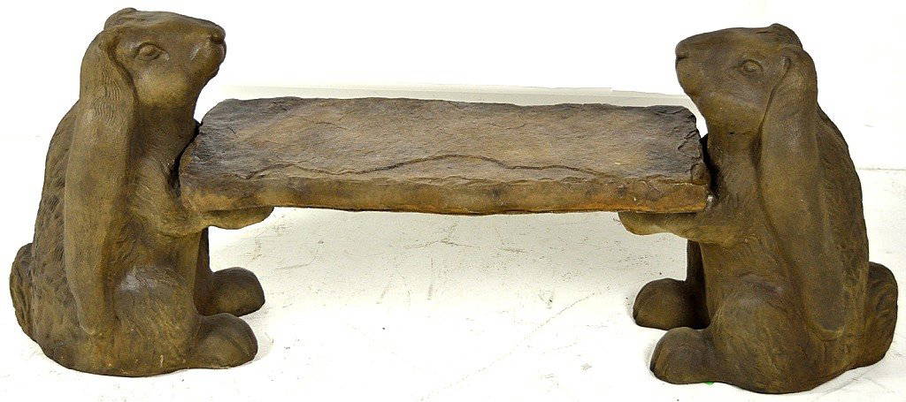 Rabbit Garden Bench