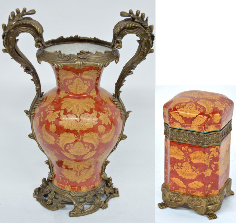 71: TWO PIECES OF MARK ROBERTS FRENCH STYLE PORCELAIN