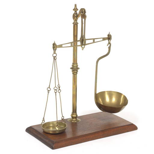 Victorian Double Pan Beam Scale By J. White And Son