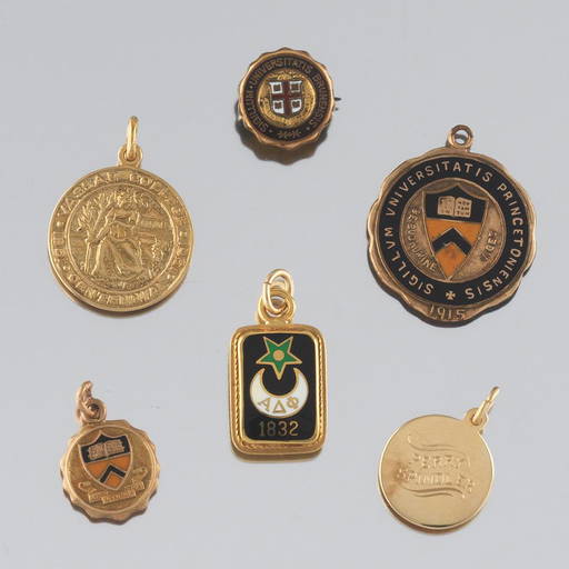 Collegiate Pins And Pendants From Brown University,