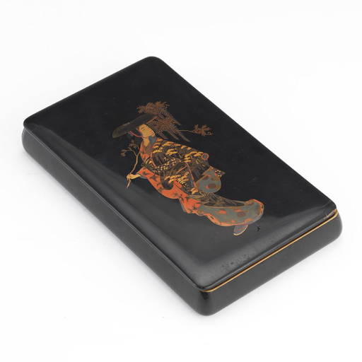 Japanese Lacquer Ink Stone Box