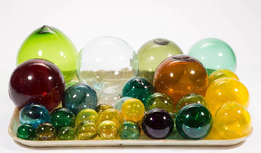 Blenko Glass Bubbles / Decoration Balls, Lot Of 32