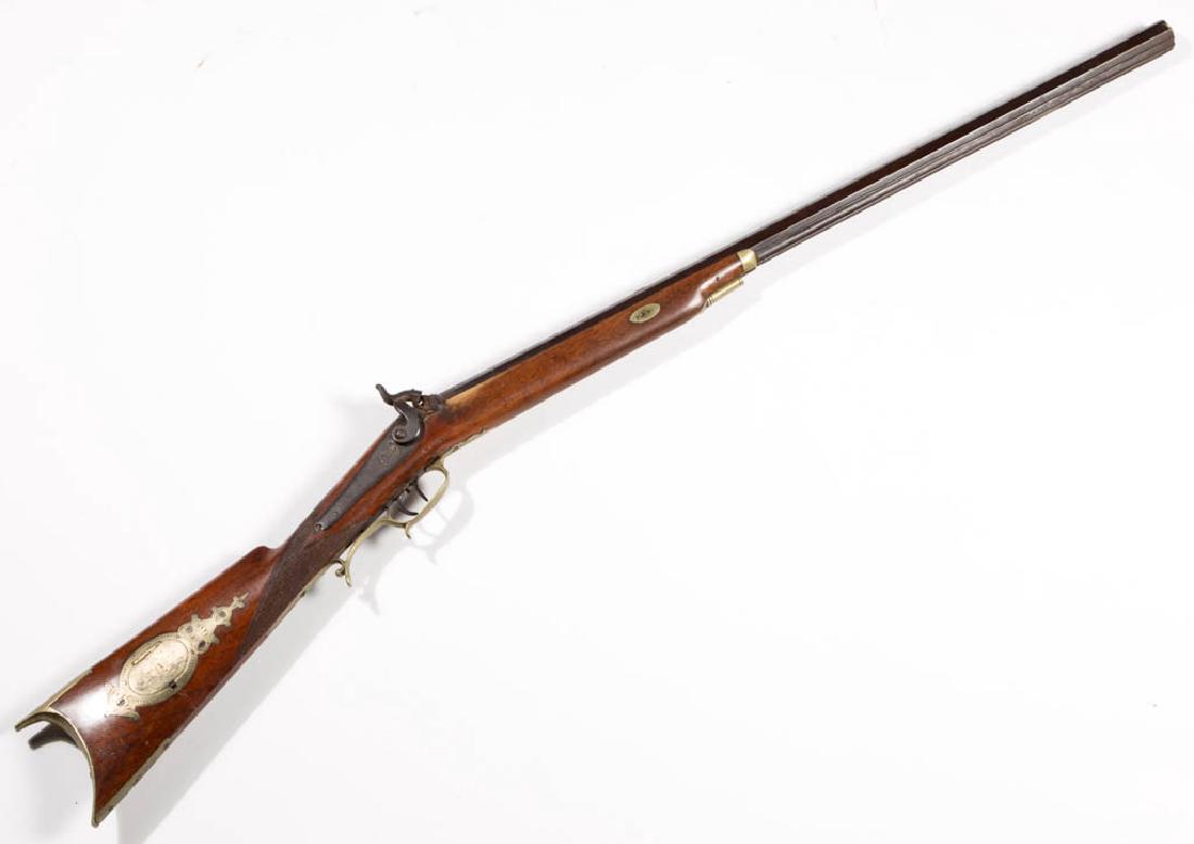 SIGNED NEW YORK PERCUSSION SPORTING RIFLE
