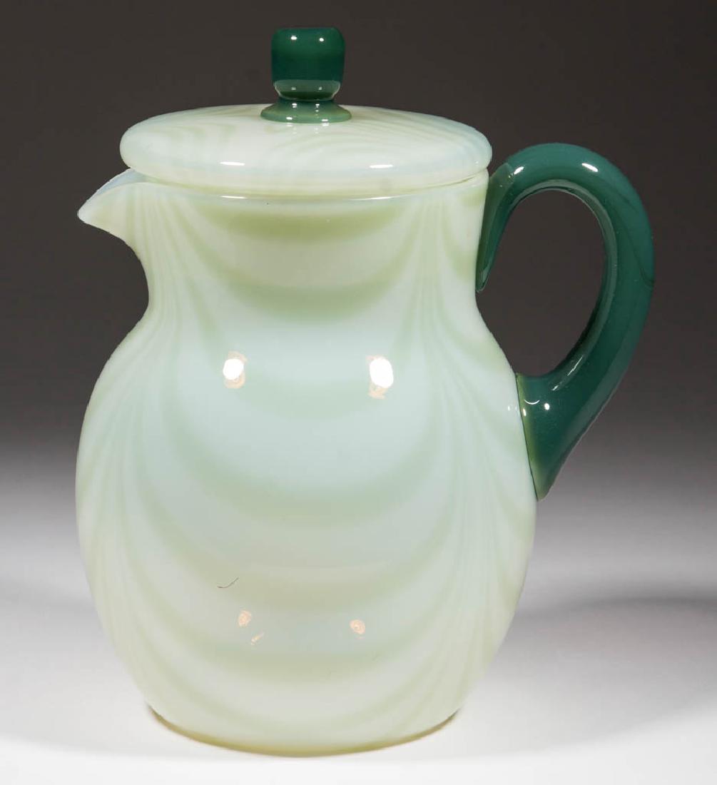 FRY FOVAL NO. 11 ART GLASS JUG / WATER PITCHER