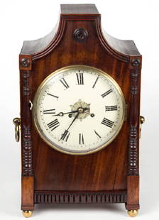 Mahogany Clock W/continental Movement.